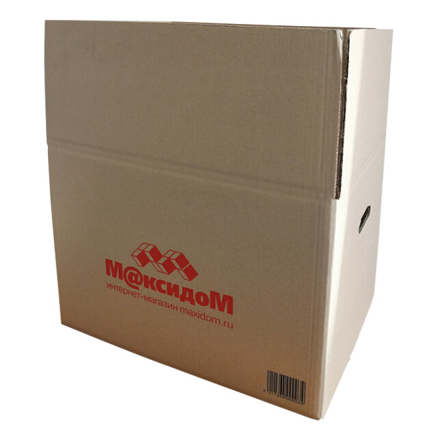 Коробка картонная 600х395х390 BC, 5-слойная, с четырёхклапанными с ручками