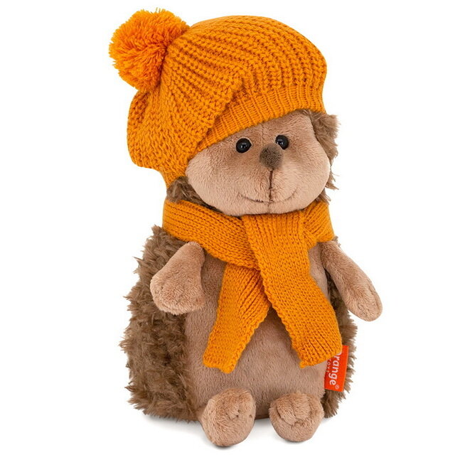 Мягкая игрушка Ежинка Колючка: в горчичном берете 20 см, Orange Life, Orange Toys, OS001-220/20A