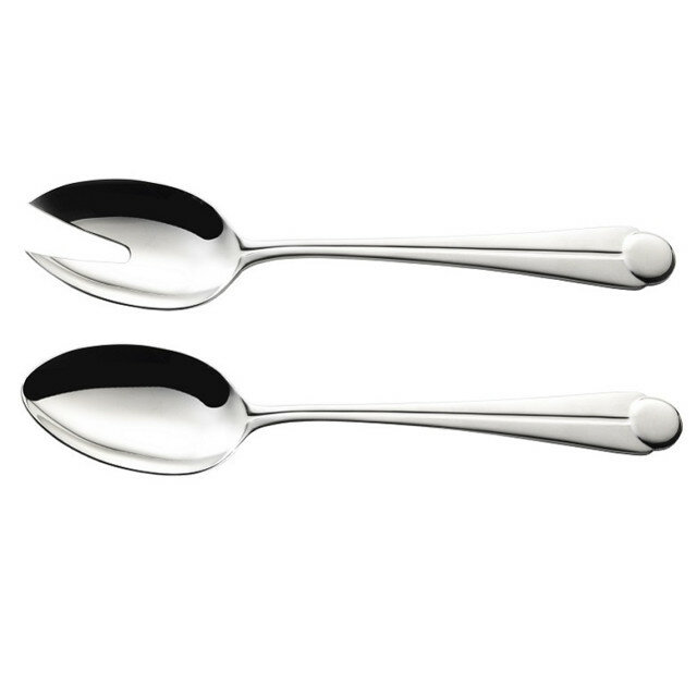 EME Nacre салатная пара из нержавеющей стали 24 см, комплект 2 предмета и сервировки стола