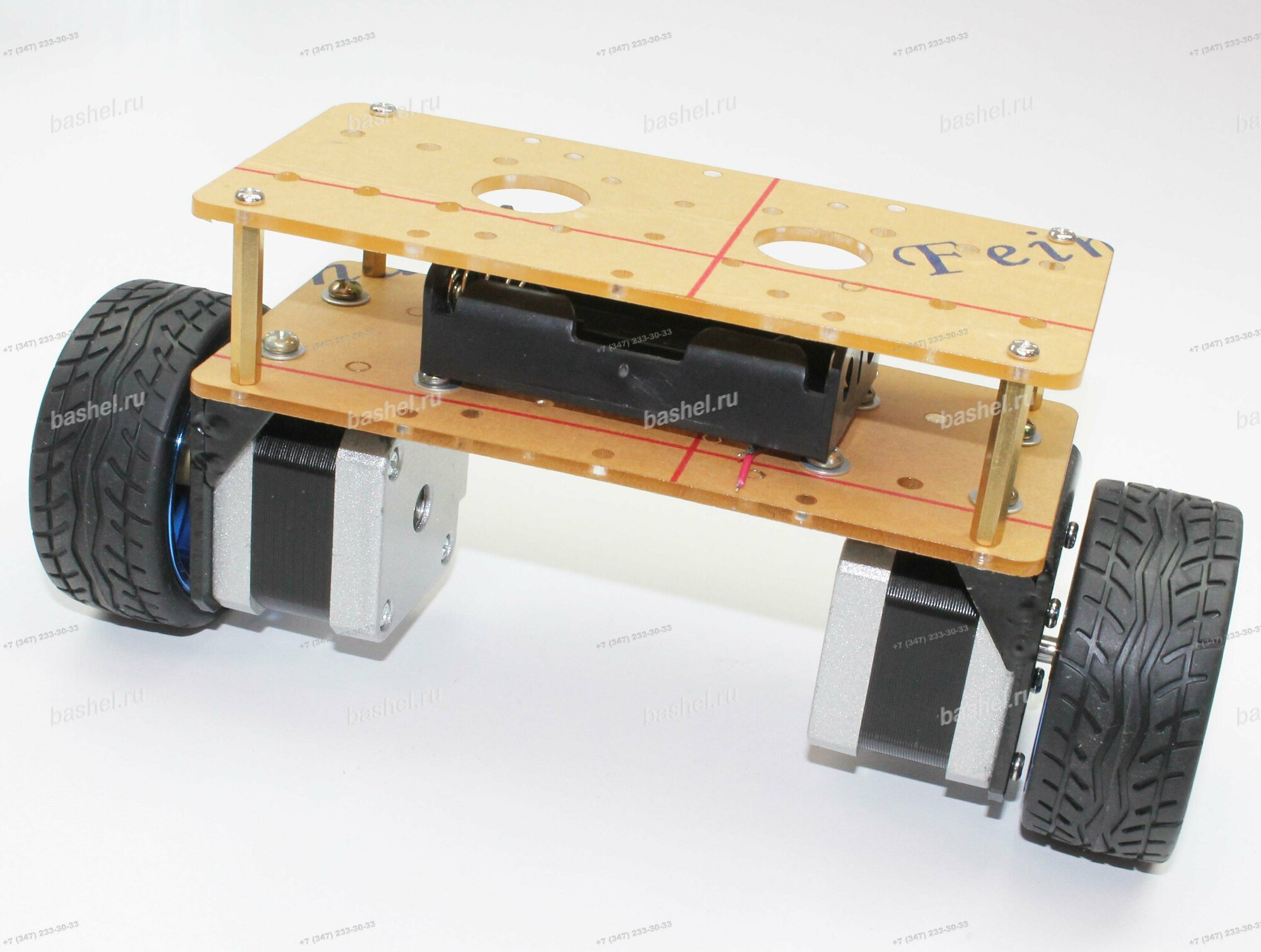 2WD stepper motor chassis kit (NEMA17), Платформа колёсная