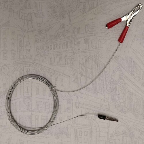 Комплект для заземления пробоотборника, нержавейка, длина 10 метров