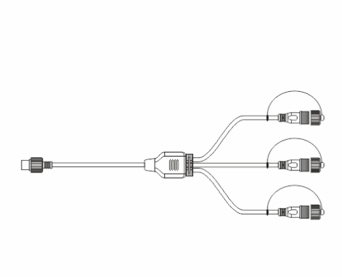 Teamprof Разветвитель 1-3, 2Pin TPF-SC2/1-3-B