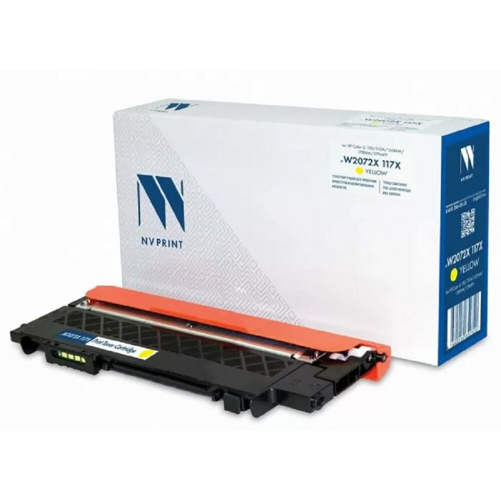 Картридж NV-Print NV-W2072X-117X-Y, Жёлтый