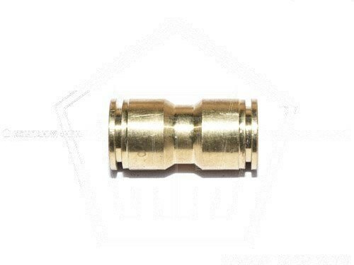 Фитинг прямой 12мм (соединитель) металл