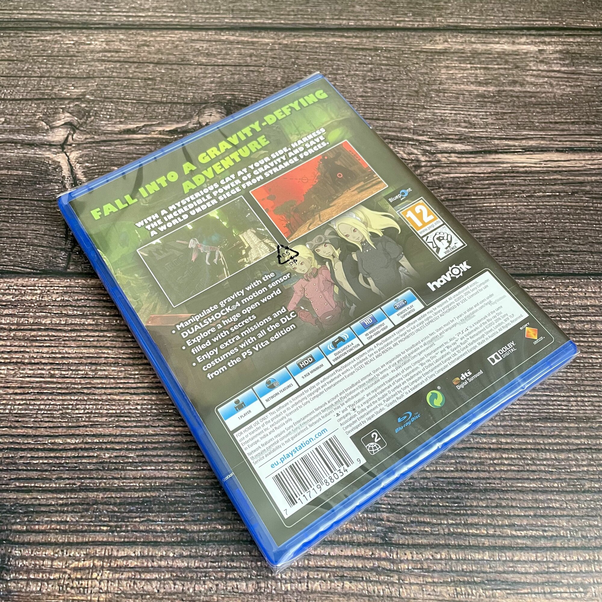 Игра Gravity Rush Remastered (Диск, PS4, PlayStation 4, Русские субтитры) — фото 1