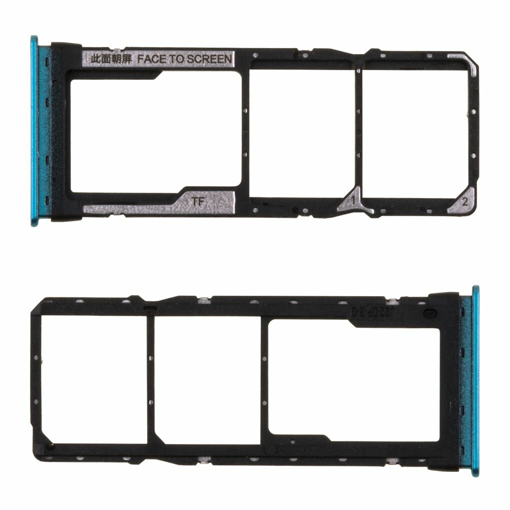 Контейнер SIM для смартфона Xiaomi Redmi Note 9 Зеленый