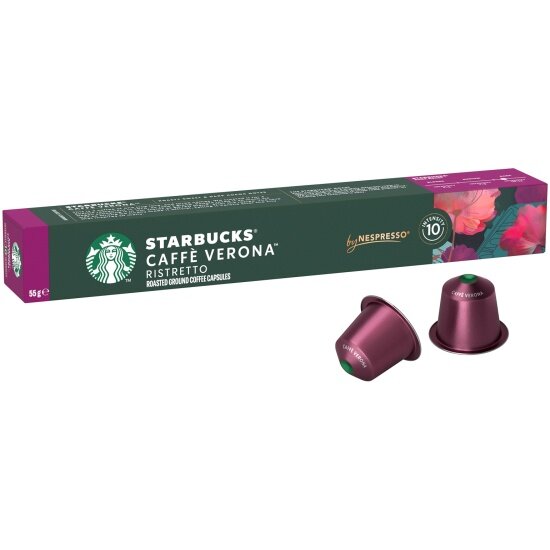 Кофе в капсулах Starbucks для кофемашин Nespresso Сaffe Verona 10 шт.
