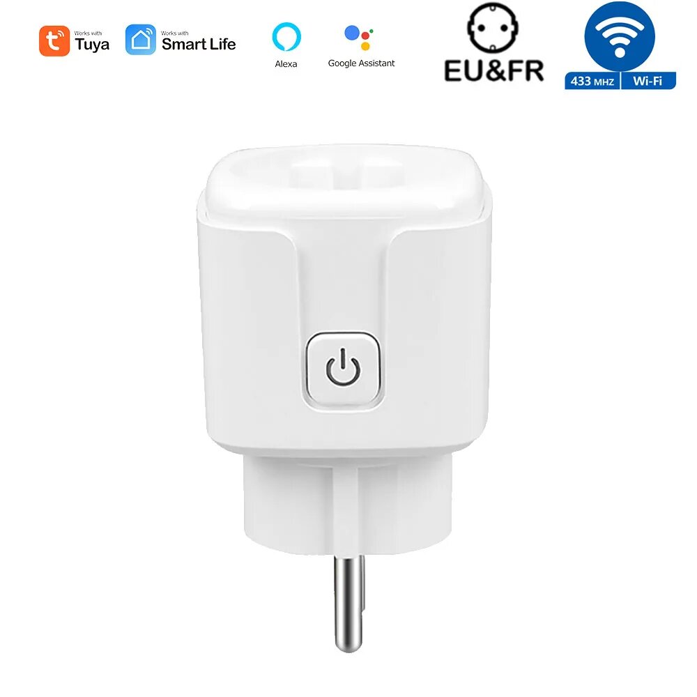 Tedeligo умная розетка Wi-Fi+RF 16A 3000W 1S