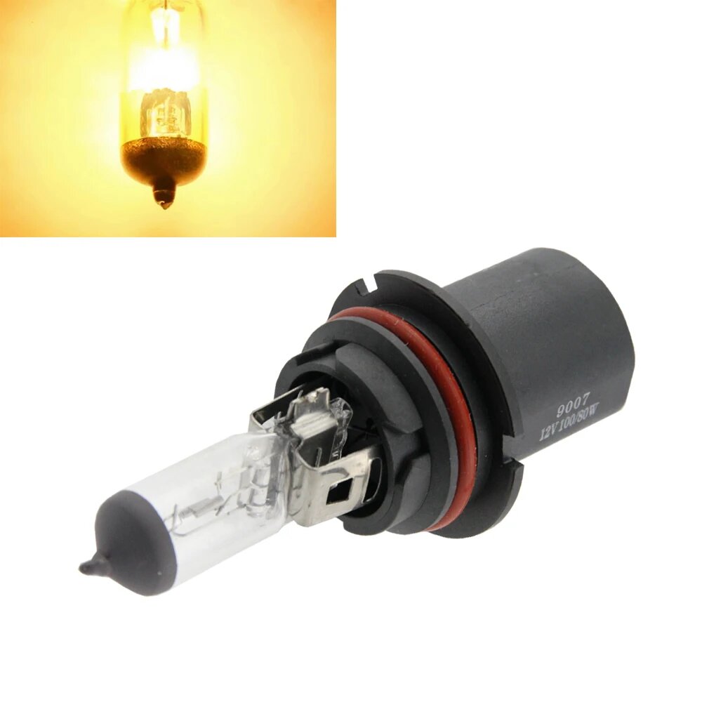 2 x HB5 9007 желтые 3000K 12 в 100/80 Вт Px29t автомобильные галогенные лампы, автомобильные лампы, фары для Ford Crown Victoria 1998-2011