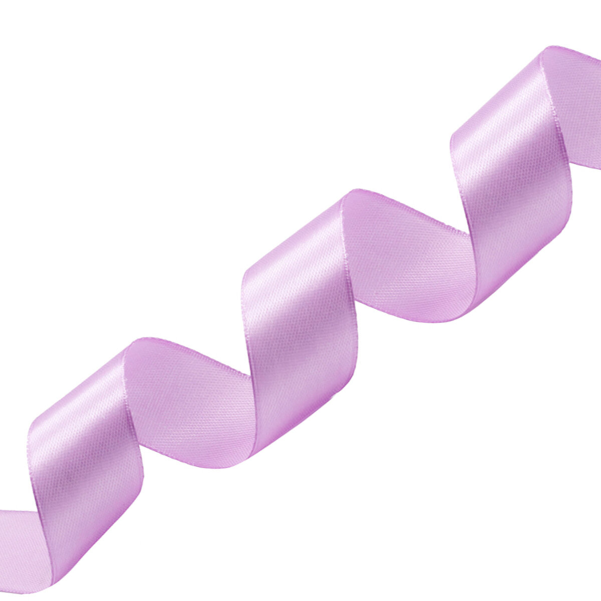 Лента атласная декоративная Айрис, 2,5см*22,86м, полиэстер (162 ярко-сиреневый)