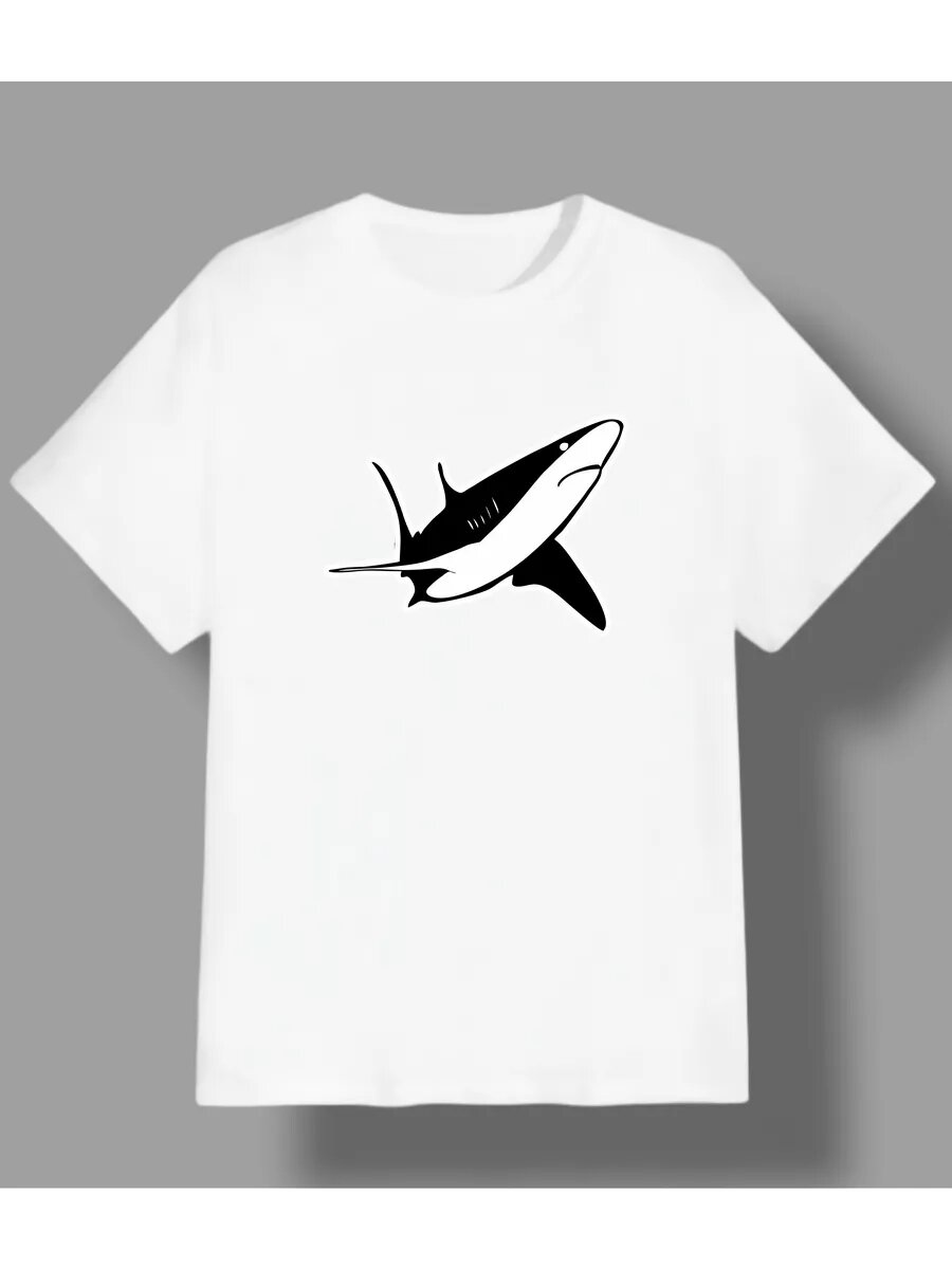Футболка акула