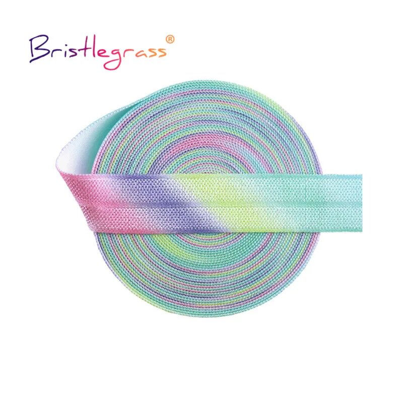 Резинка для волос Bristlegress, 5 ярдов, B-01, радуга