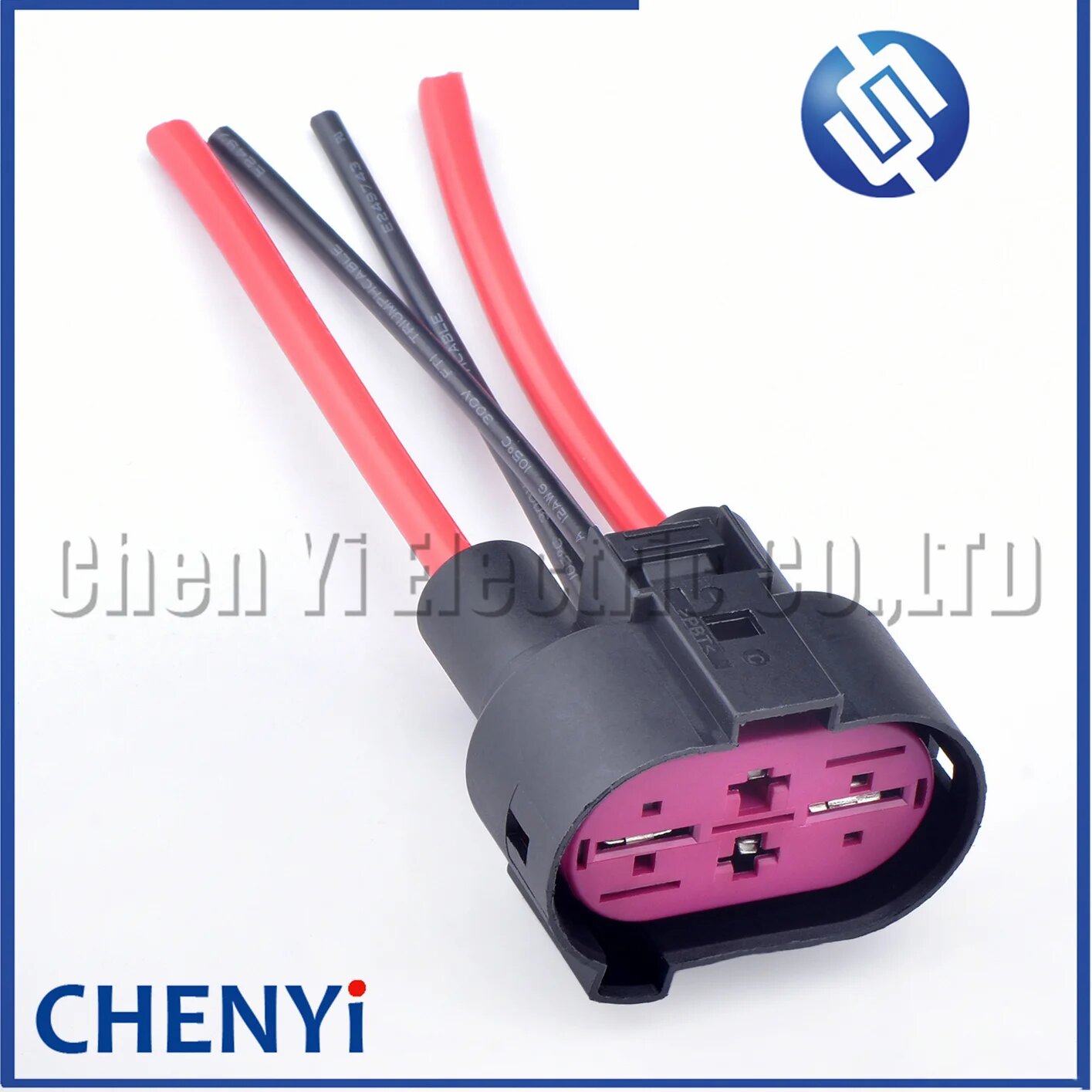 Водонепроницаемый автомобильный разъем 4Pin yuyi J0906444 1J0906234 female 10awg 12awg