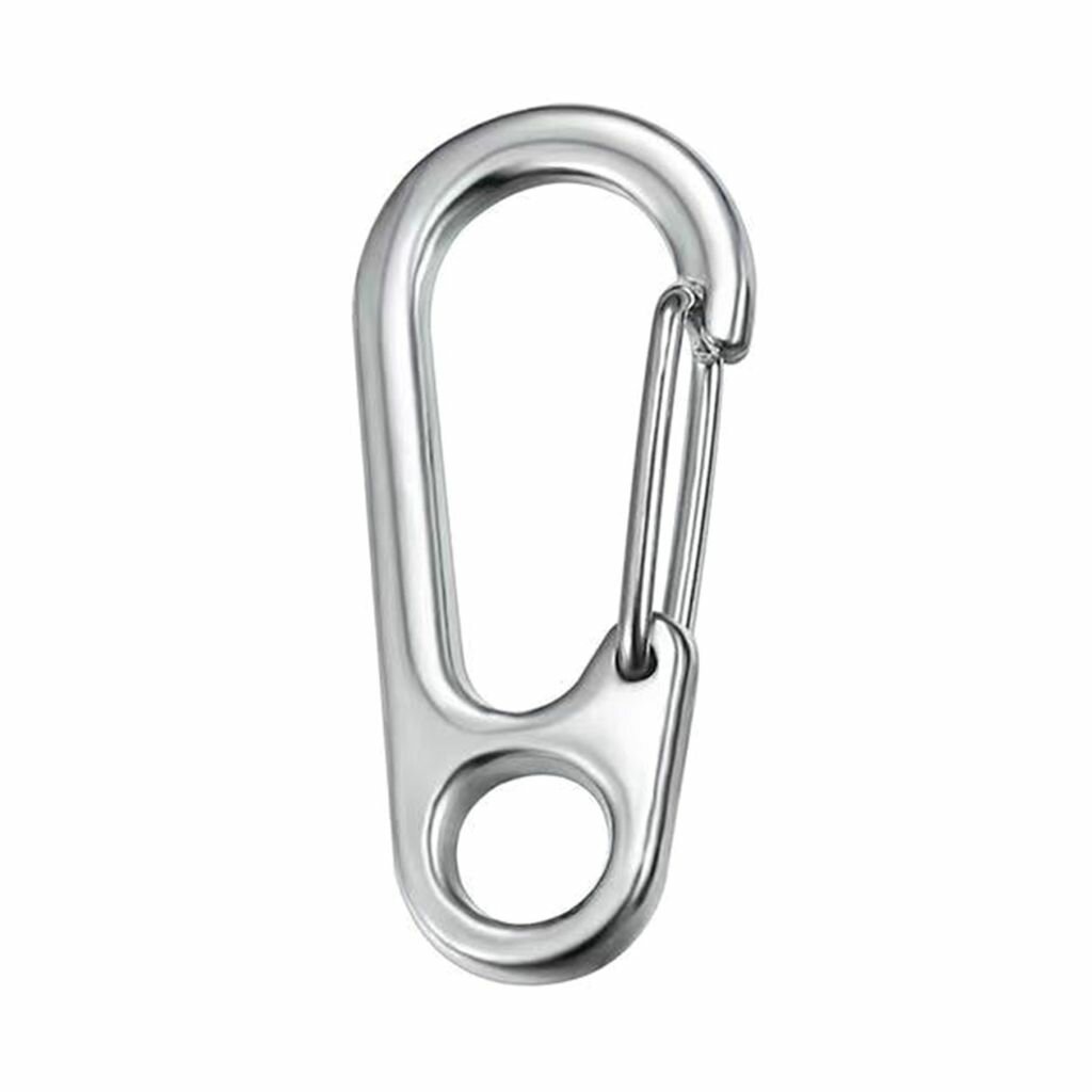 (1 пакетик по 10 шт) Удобный брелок для ключей quick hook-белый