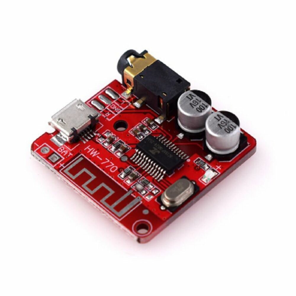 1ШТ 3,7 - 5V MP3 Bluetooth 5,0 Аудио Усилитель-Декодер Модуль XY-BT-Mini 30x30 мм