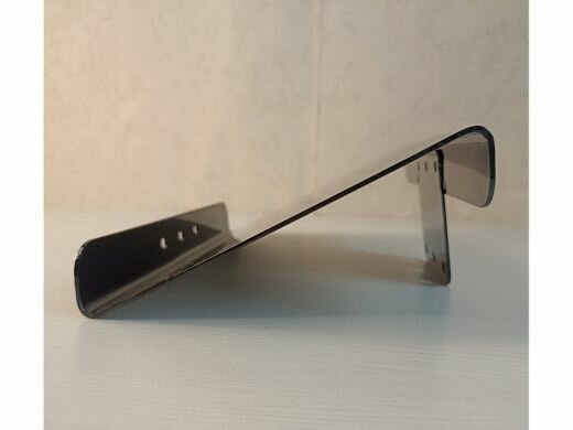 Козырёк для камер видеонаблюдения и прожектора, черный "КАВП-2", сталь 2мм, вылет 18х24,4см