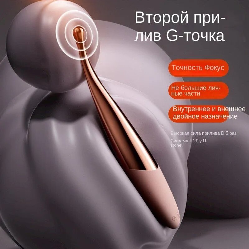 Секс-игрушки устройство для женской мастурбации с перезаряжаемой многочастотной AV-массажной палочкой из силикона, розовый