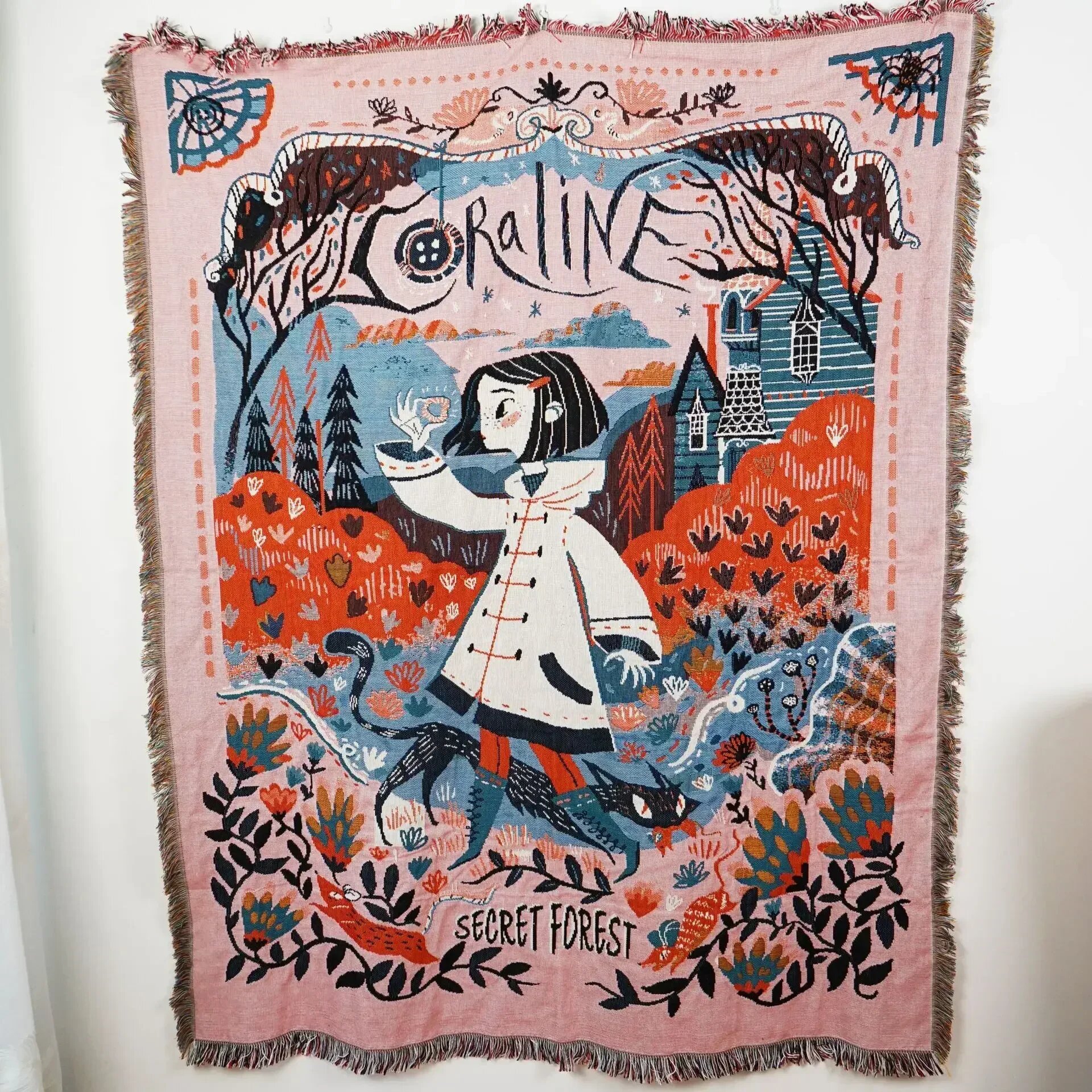 Покрывало "Coraline. Secret Forest", 130x160 см, цвет 16