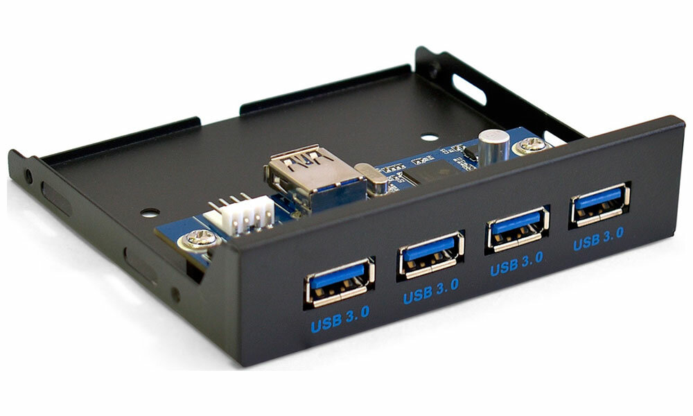 Планка USB на переднюю панель ExeGate U3H-625 3.5 (EX283580RUS)