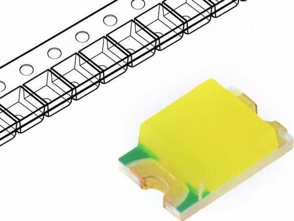 Светодиод OPTOFLASH OF-SMD2012W LED SMD 0805 white cold 1000?1400mcd 6500K 120 град. 20mA 1 шт