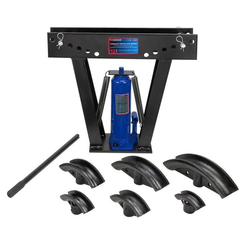 Трубогиб гидравлический вертикальный 12Т (1/2", 3/4", 1", 1 1/4", 1 1/2", 2") Forsage