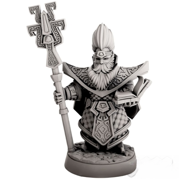 Аксессуар для DnD Солнечный дракон Миниатюра Дварф - волшебник