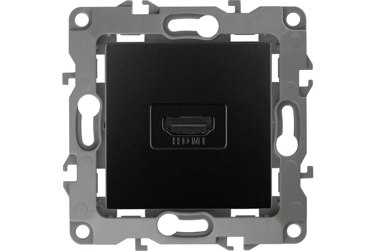 ЭРА 12-3114-05 Розетка HDMI, IP20, 12, антрацит Б0027485