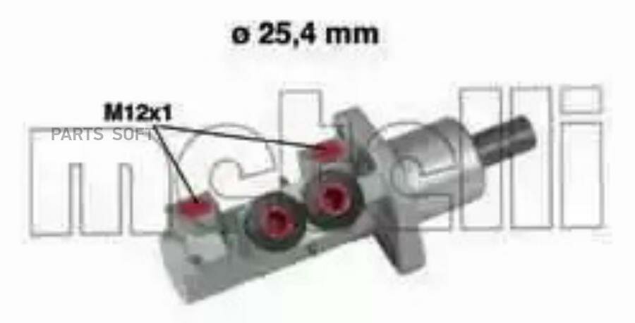 50606 METELLI Цилиндр тормозной