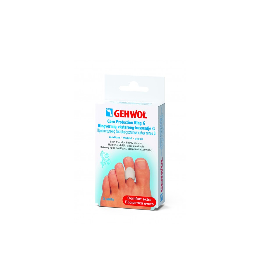 Gehwol Corn Protection Ring G Medium - Защитное гель-кольцо с уплотнением среднее 3 шт