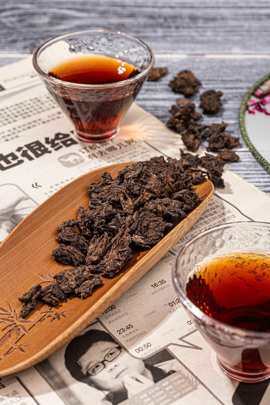 Шу Пуэр Ча Тоу Чайные головы Классические 2020 / Лу Е Чунь Lu Ye Chun / 200 г