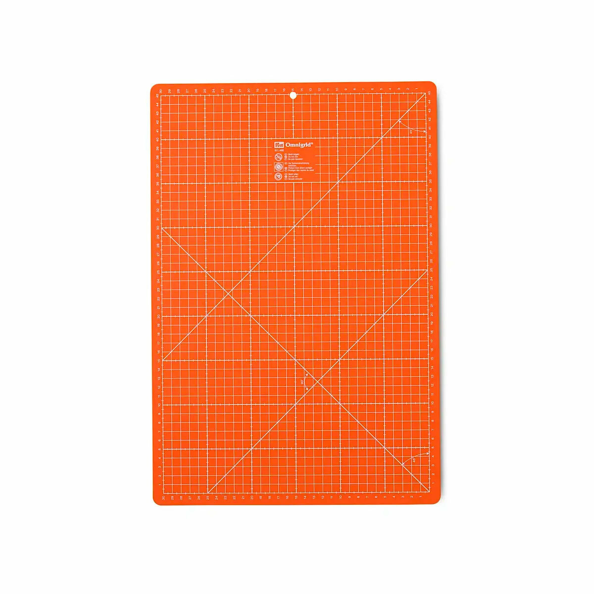 Серия "Omnigrid" - Коврик для раскройных ножей 30*45см, пластик, оранжевый, Prym, 611466