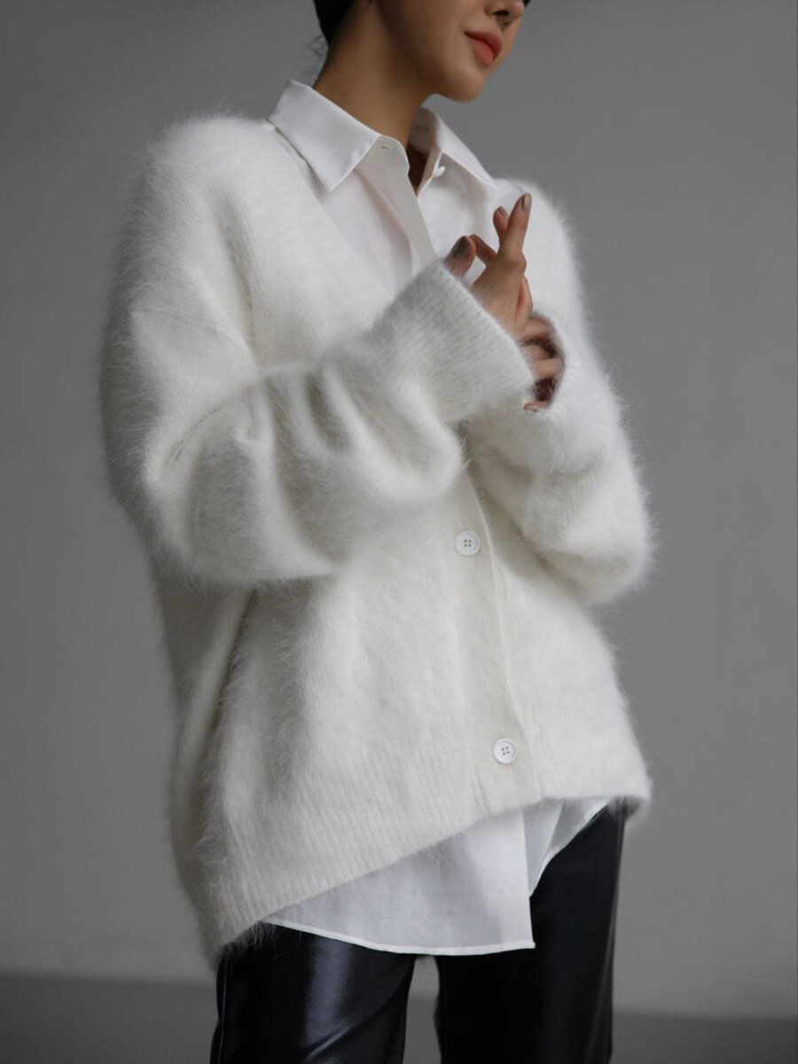 Свитер размер L, , off-white — фото 1