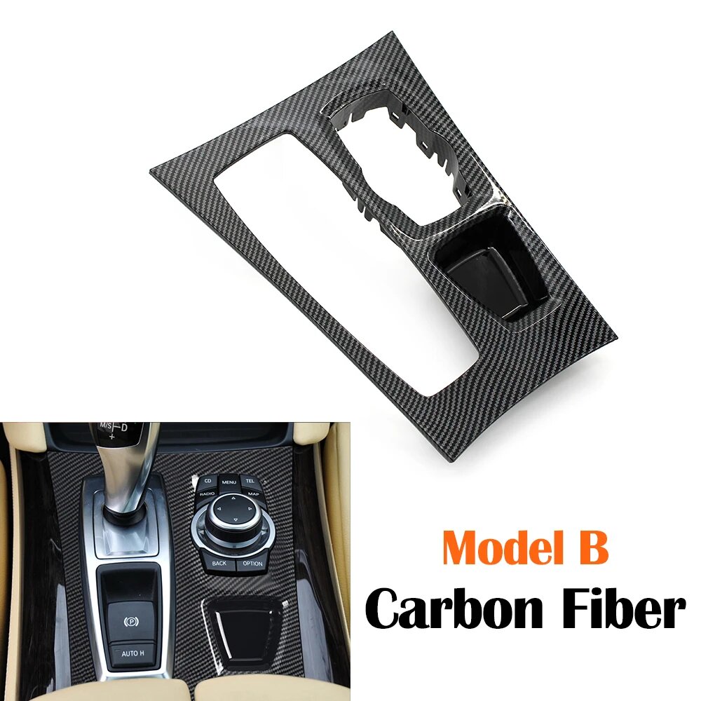 LHD Автомобильная центральная консоль, коробка передач, панель переключения передач, замена накладки для BMW X5 X6 E70 E71 E72 2007-2013 51166954947 51169164485