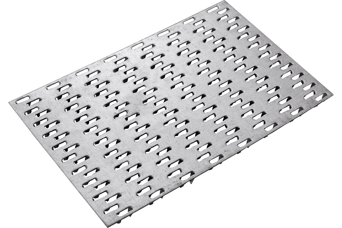 Крепко-накрепко гвоздевая пластина 129x102 для крепления металлических уголков код 42537