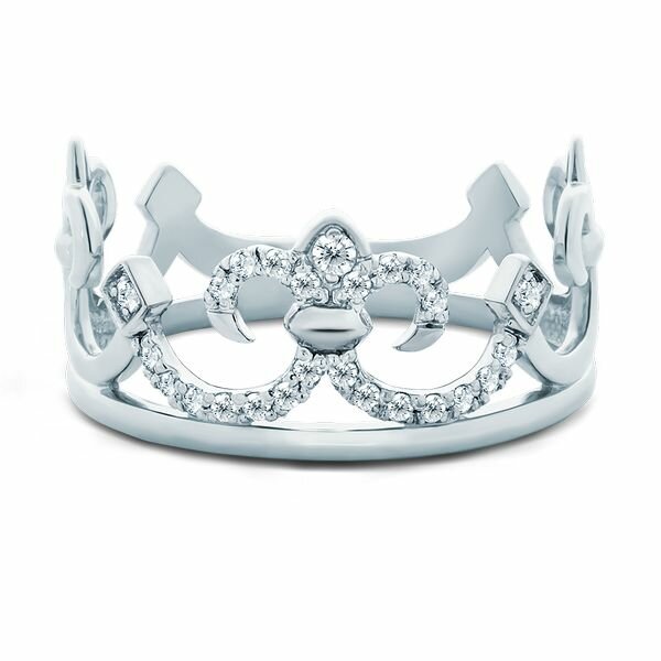 Кольцо широкое, серебро, 925 проба, родирование