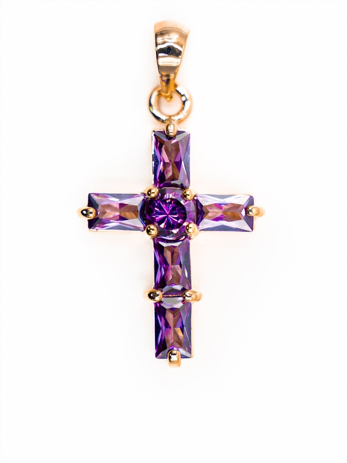 Подвеска, аметист синтетический