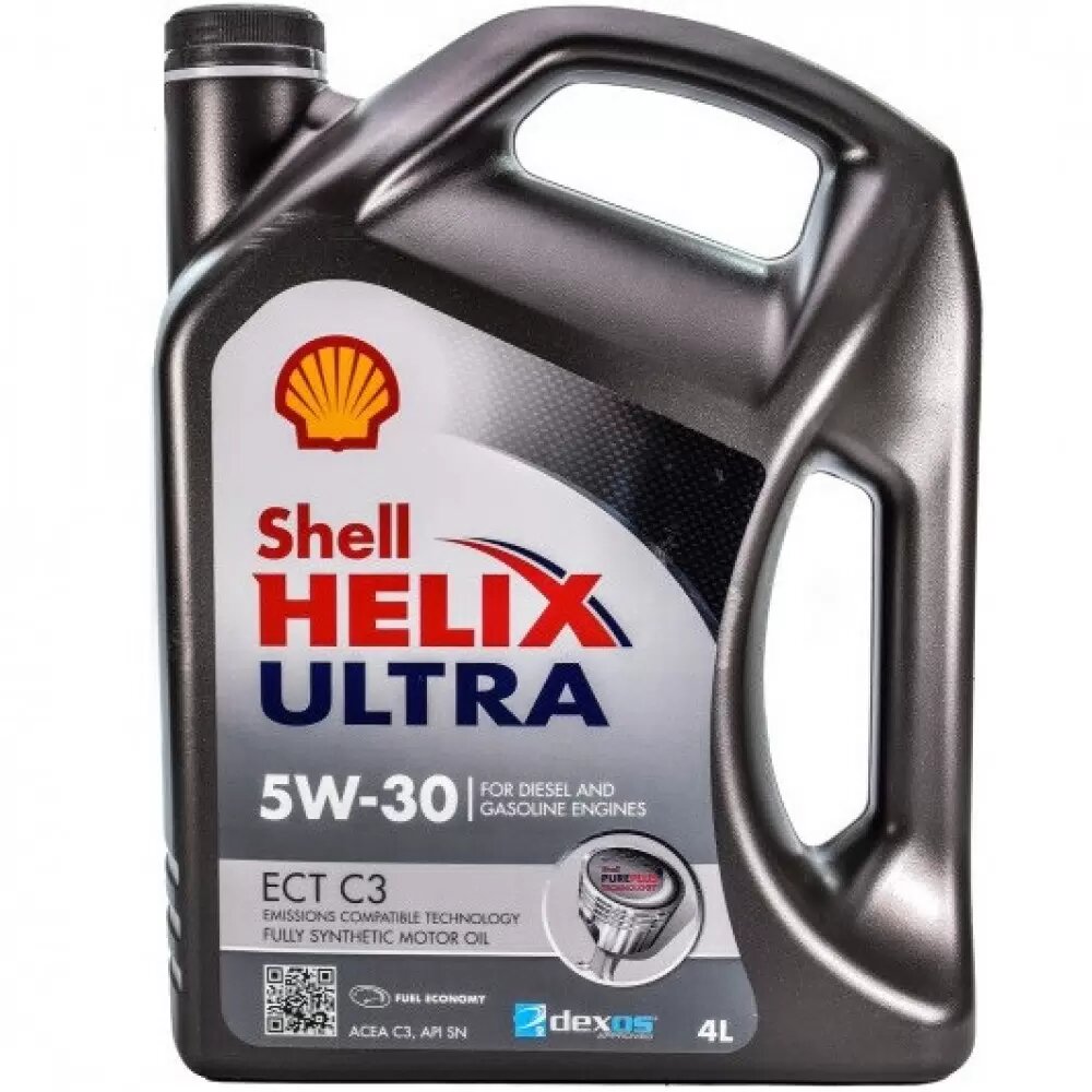Синтетическое моторное масло Shell Helix Ultra ECT C3 5W-30 4L арт.550050441