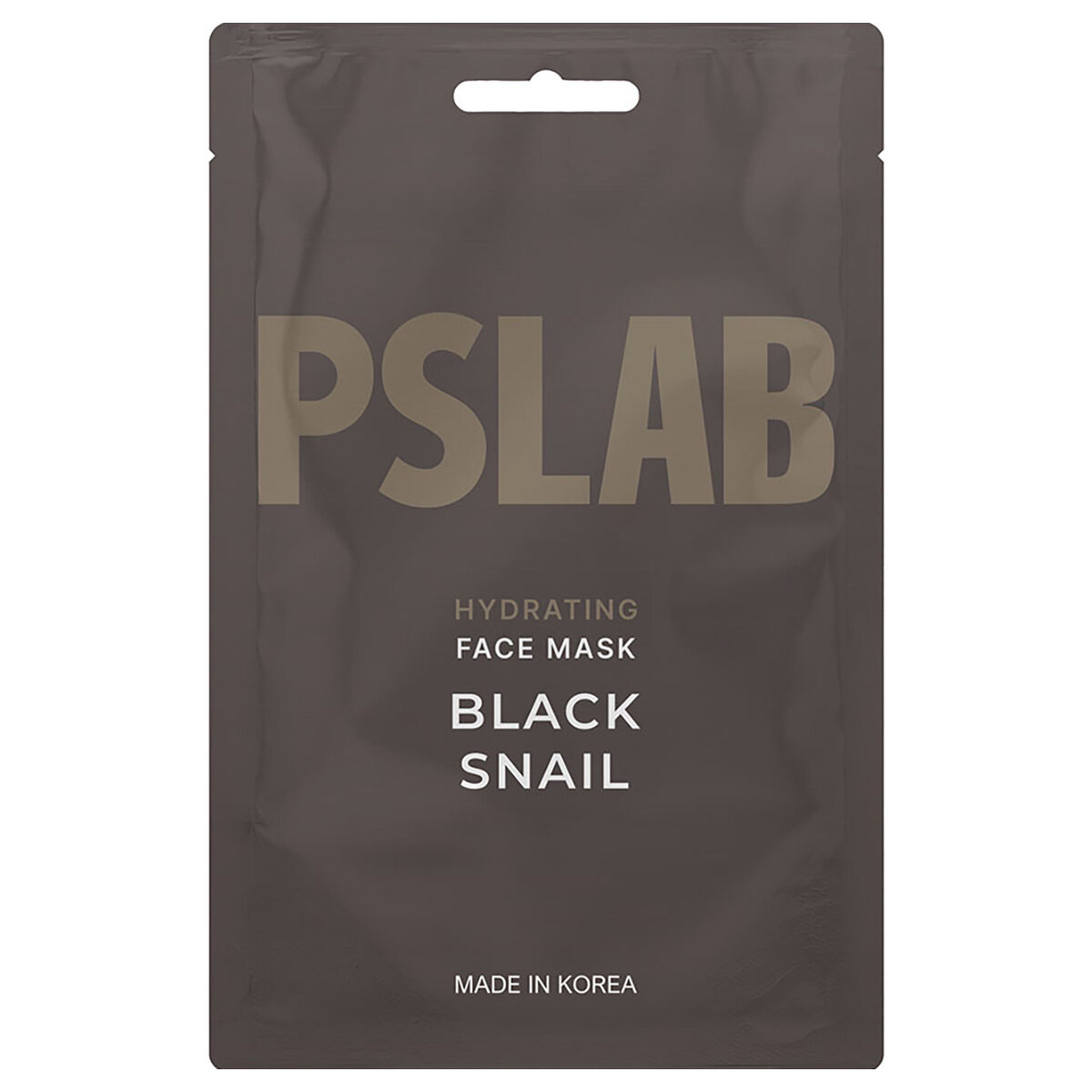 PS.LAB Тканевая маска для лица №01 BLACK SNAIL Питательная и увлажняющая для кожи лица