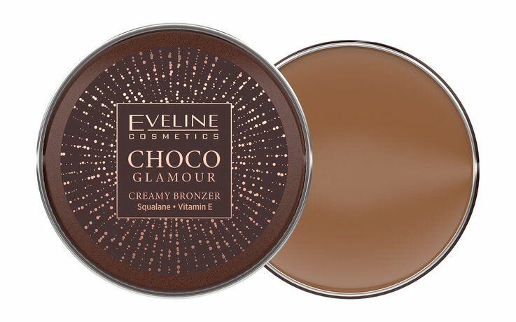 EVELINE Бронзер для лица кремовый Choco Glamour, 20 г, 01