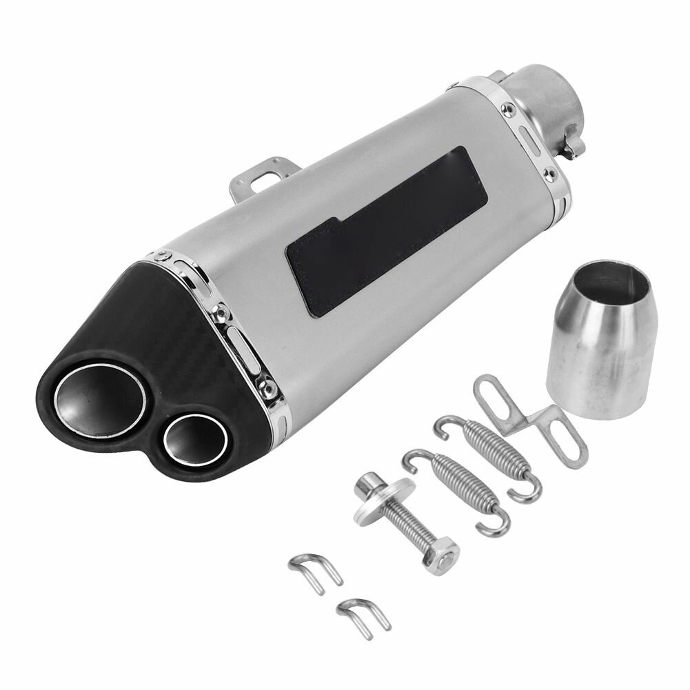 Универсальный мото глушитель 2 дюйма с прямой трубой (модель A08)