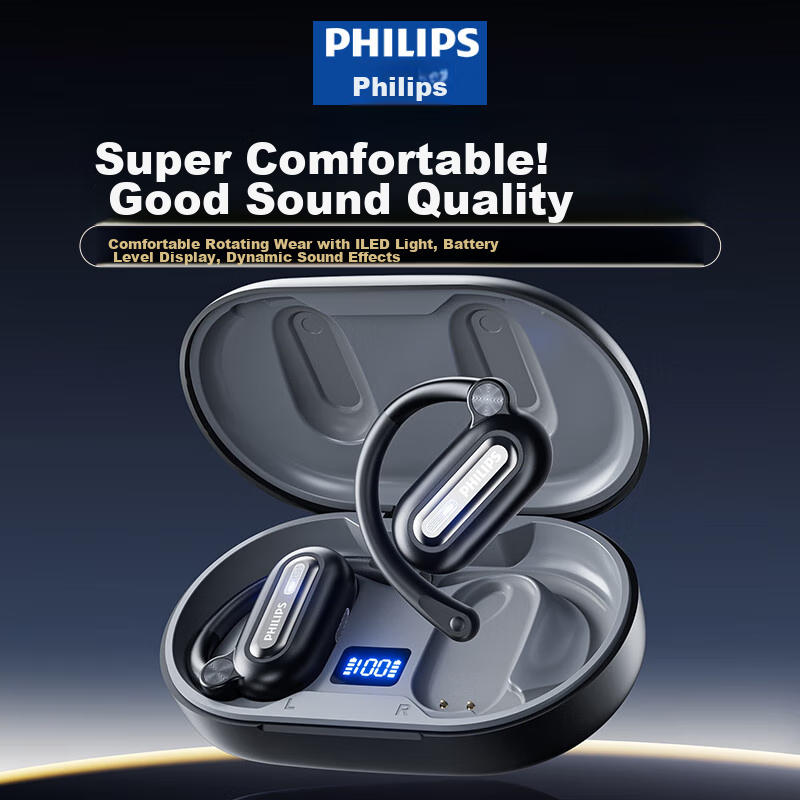 Беспроводные наушники PHILIPS Wireless Bluetooth Earphones TAT4769, цвет Black