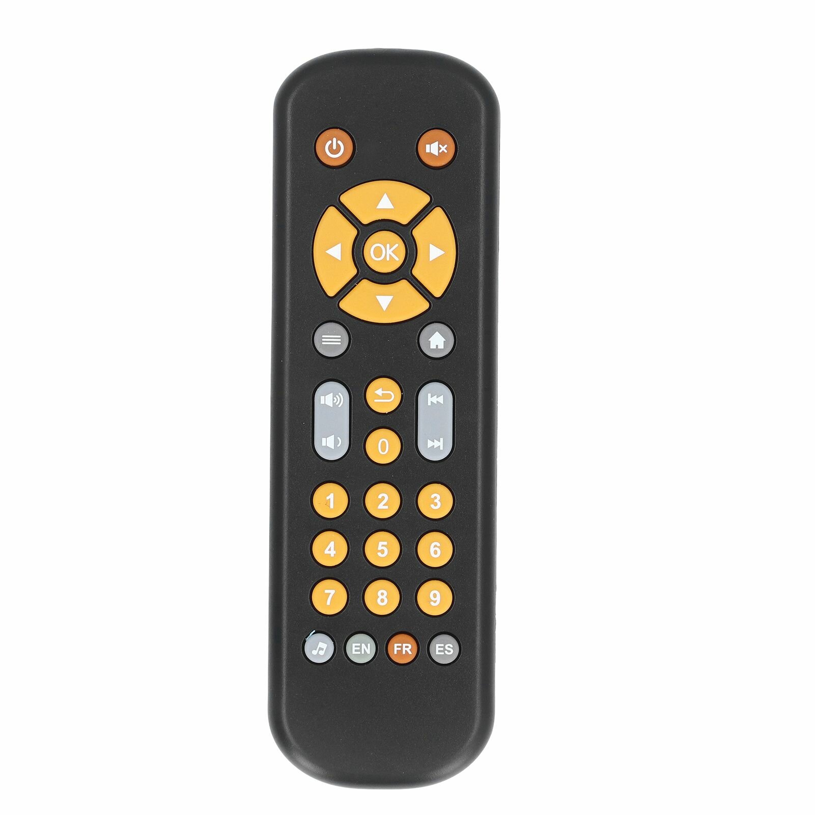 Детский телевизор с пультом дистанционного управления и музыкой, развивающая игрушка для раннего развития, безопасная, имитация детского пульта дистанционного управления, черный цвет