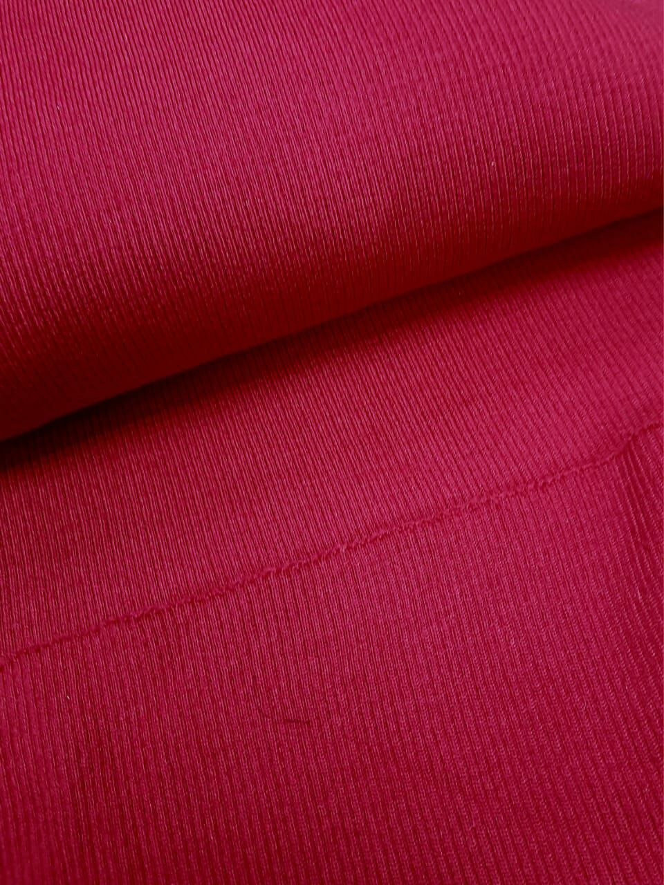 Трикотаж Ластик, 100% акрил, цвет красно-малиновый