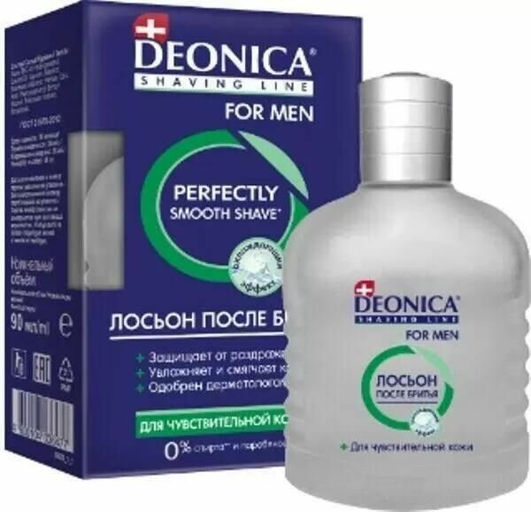 Лосьон после бритья Deonica "For Men", для чувствительной кожи, 90 мл