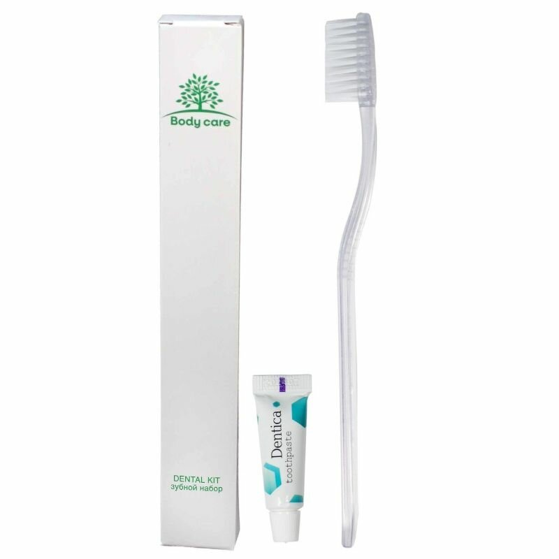 Наборы для чистки зубов Luscan "Body Care", паста, щетка, 200 шт