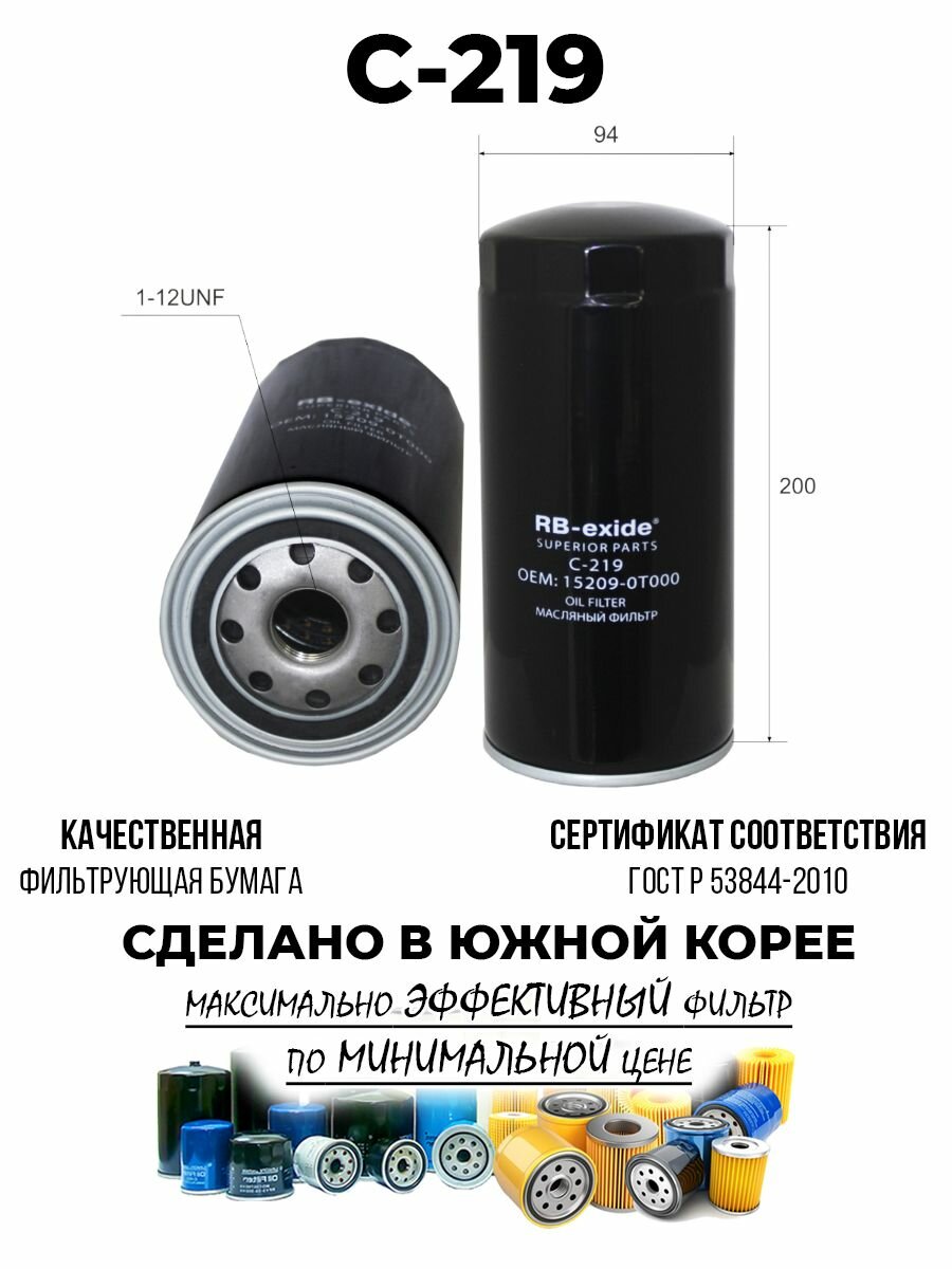 Фильтр масляный