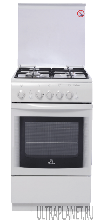 Газовая плита DeLuxe 5040.44г кр ч/р