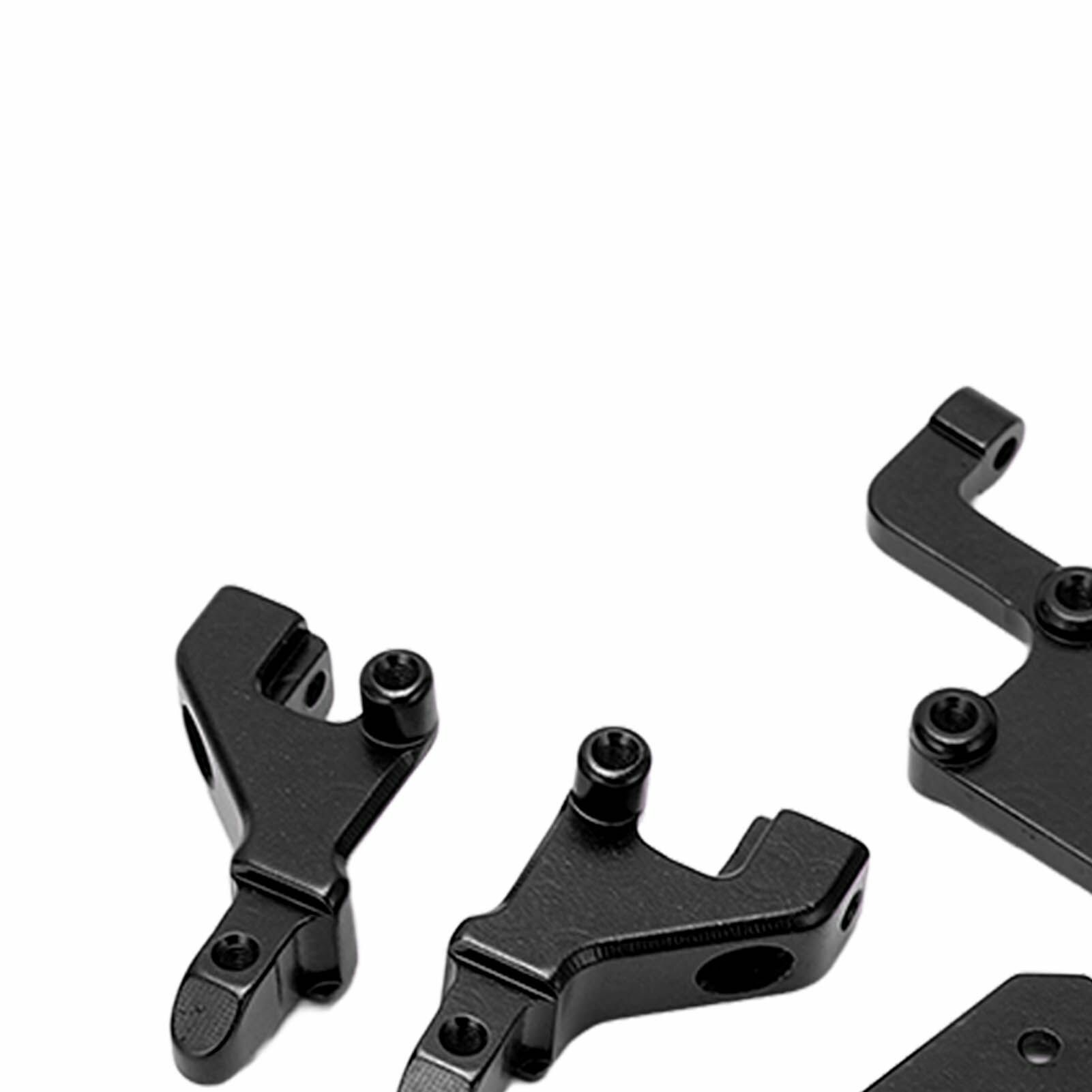 AXI00002 1/24 Комплект для установки алюминиевой задней части корпуса радиоуправляемого автомобиля, детали для обновления для AXIAL SCX24, черный, высококачественная алюминиевая конструкция