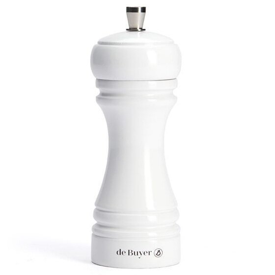 Мельница для соли De Buyer Java Salt Mill White Wood S345.143131