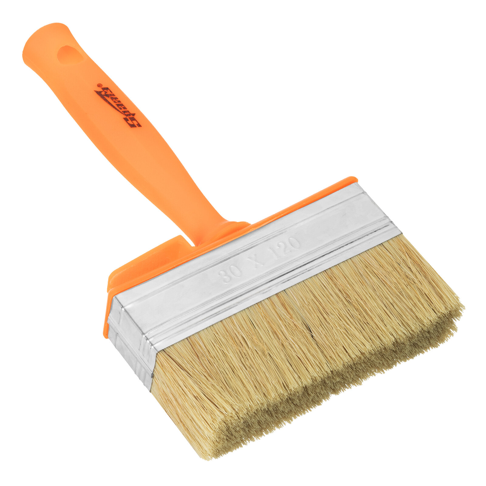 Кисть-ракля SPARTA 30х120 мм, натуральная щетина, пластмассовый корпус, пластмассовая ручка (841068)